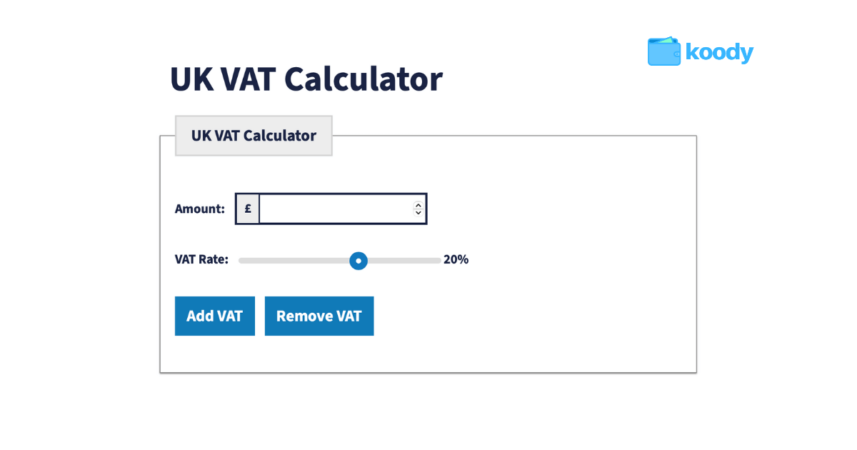 Online VAT Calculator | Koody